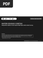 Buku Manual Coretax 2024 - Perubahan Data Wajib Pajak | PDF