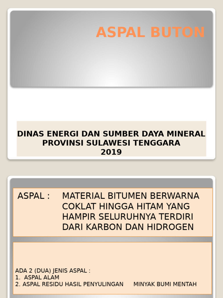 Aspal Buton | PDF