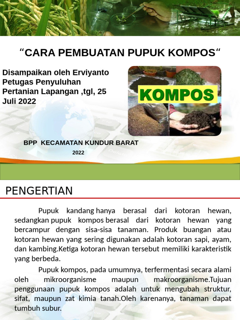 Pupuk Kompos | PDF
