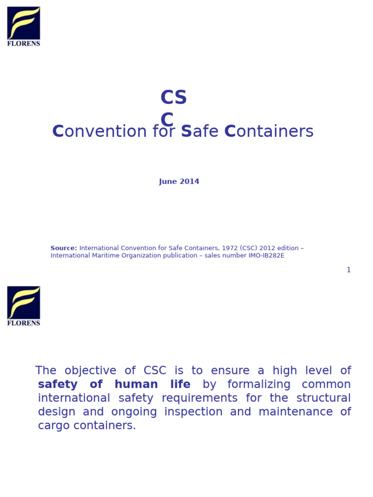 Overview of The Convention For Safe Containers Jun 2014 | PDF | Lease