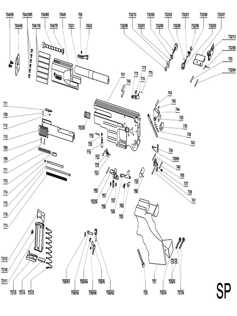 Pardini SP Drawing | PDF