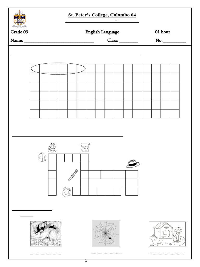 Grade 03 - English - Third Term | PDF Grade 03 - English - Third Term | PDF