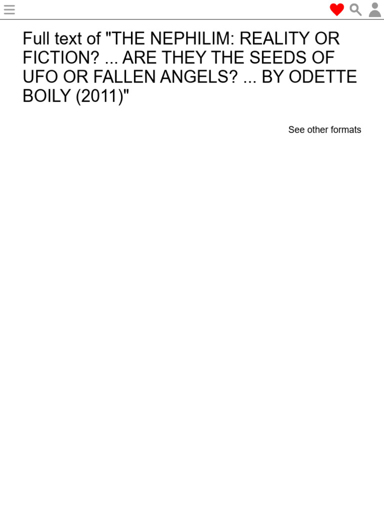 He Nephilim - Reality or Fiction - ... Are They The Seeds of Ufo or ...