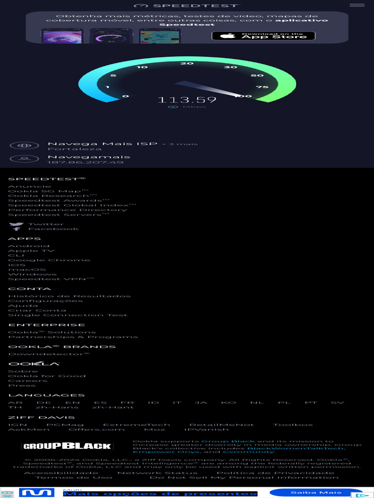 Speedtest: Network Performance Insights | PDF