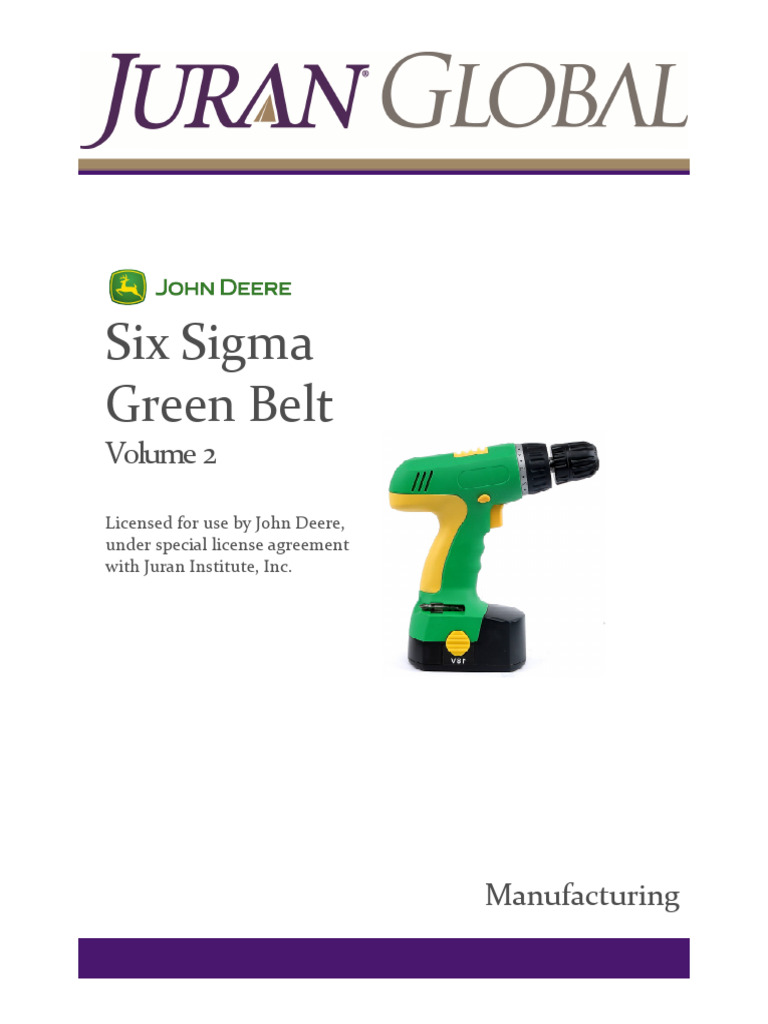 02 - JURAN GLOBAL - SSGB DMAIC Vol 2 PDF | PDF | P Value | Standard Error