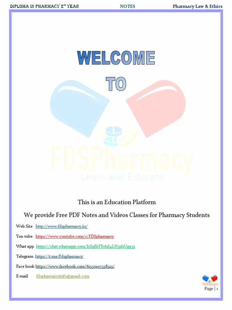 Poison Act 1919 Overview for Pharmacy Students | PDF | Fine (Penalty ...