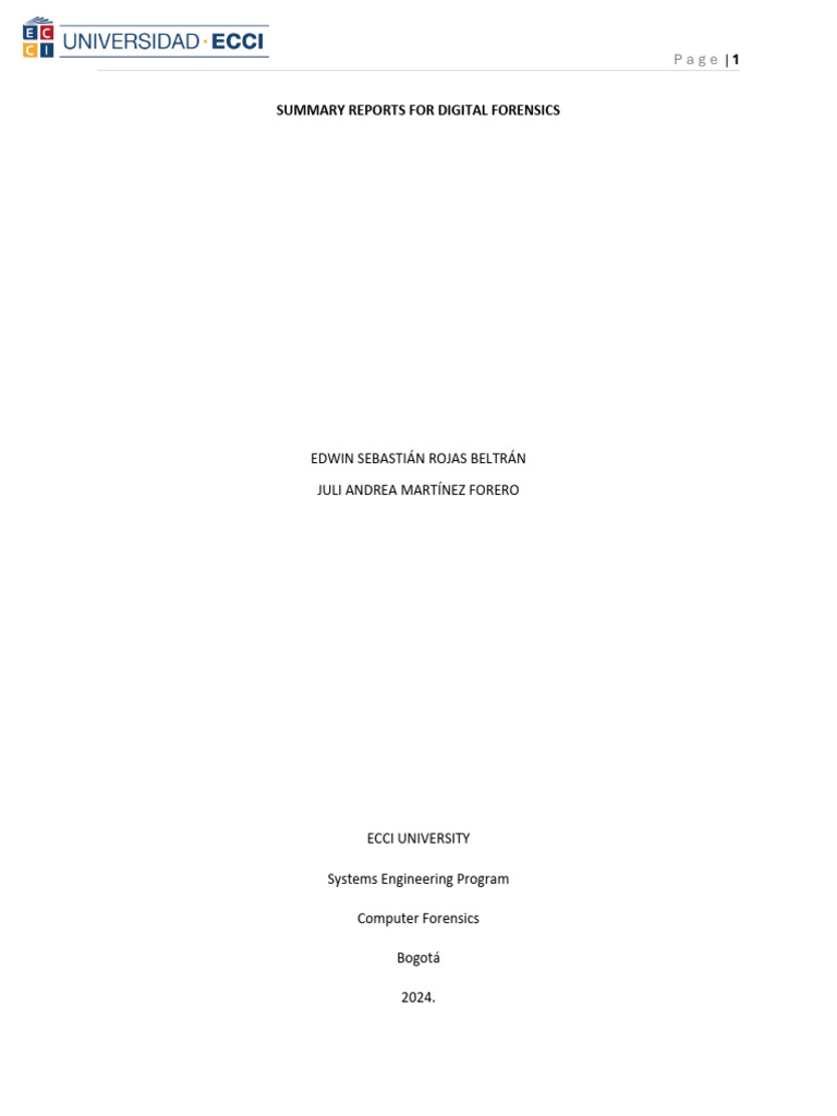 Digital Forensics Report Guidelines | PDF | Expert Witness | Digital ...