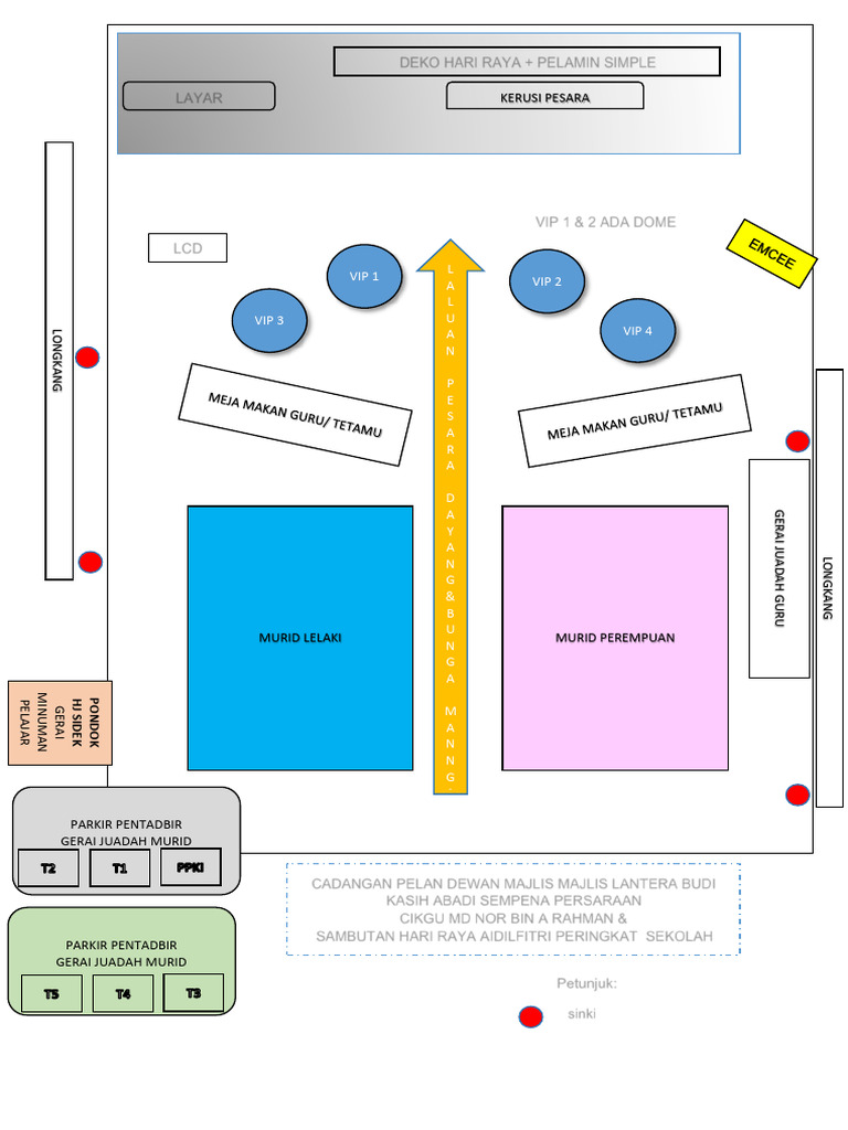 Pelan Lantai Dewan Raya 22.4 | PDF