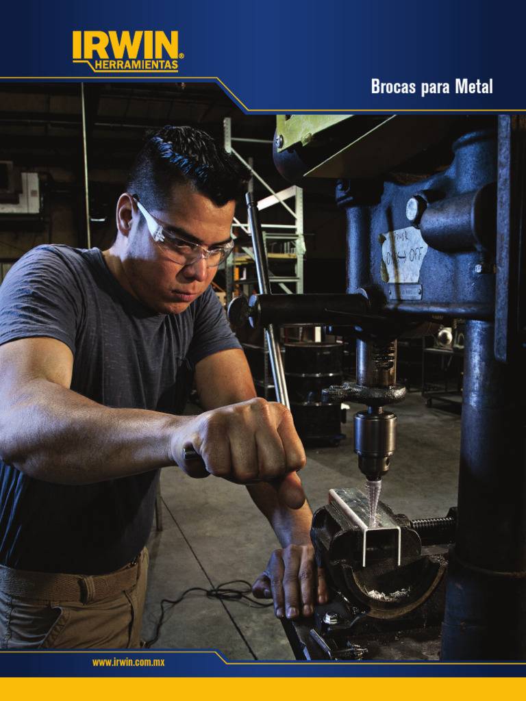 23 - Brocas - para - Metal Irwin | PDF | Perforación | Perforar