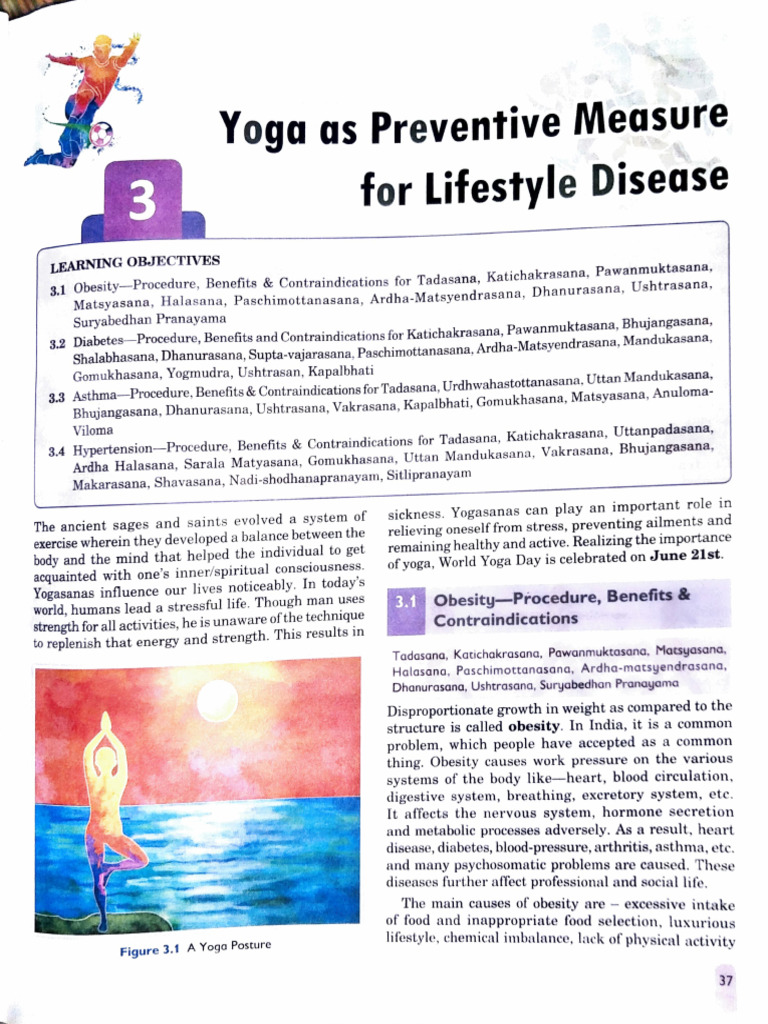 Physical Education Chapter 3 Yoga As Perimeter Measures For Lifestyle ...