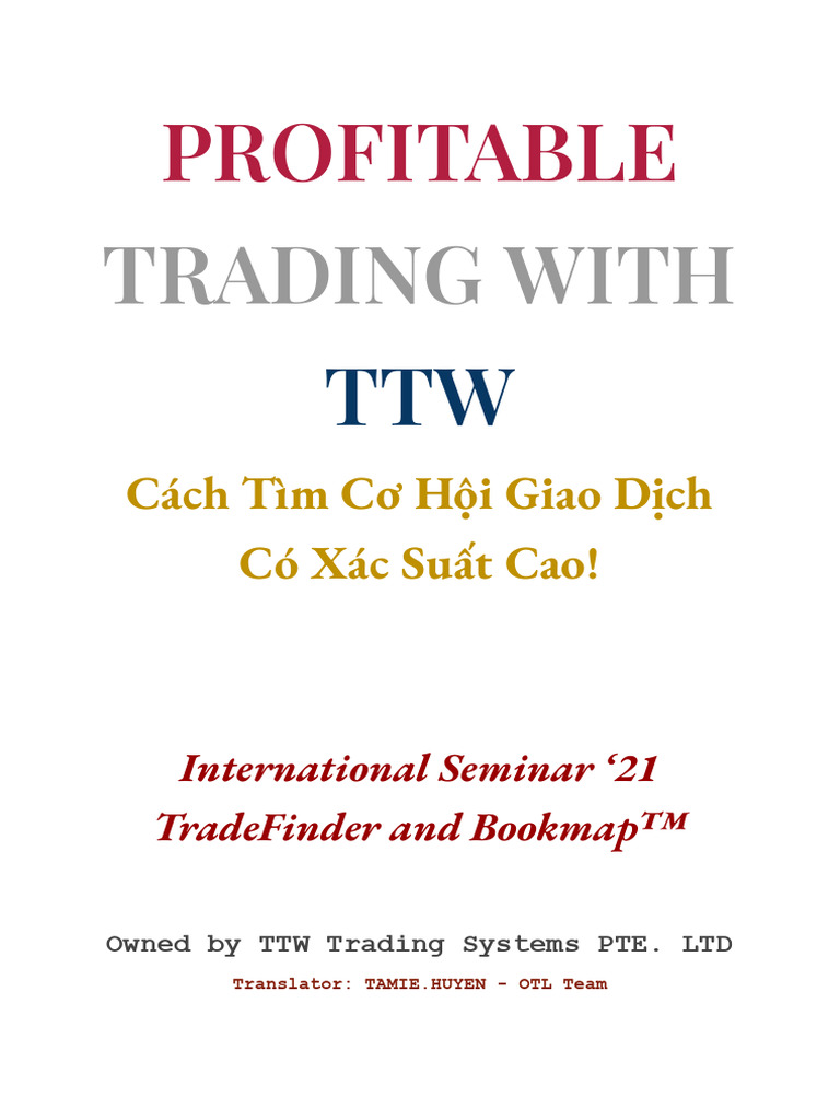 1 Bookmap OTL Trans TradeFinder and BookmapTM Profitable Trading | PDF