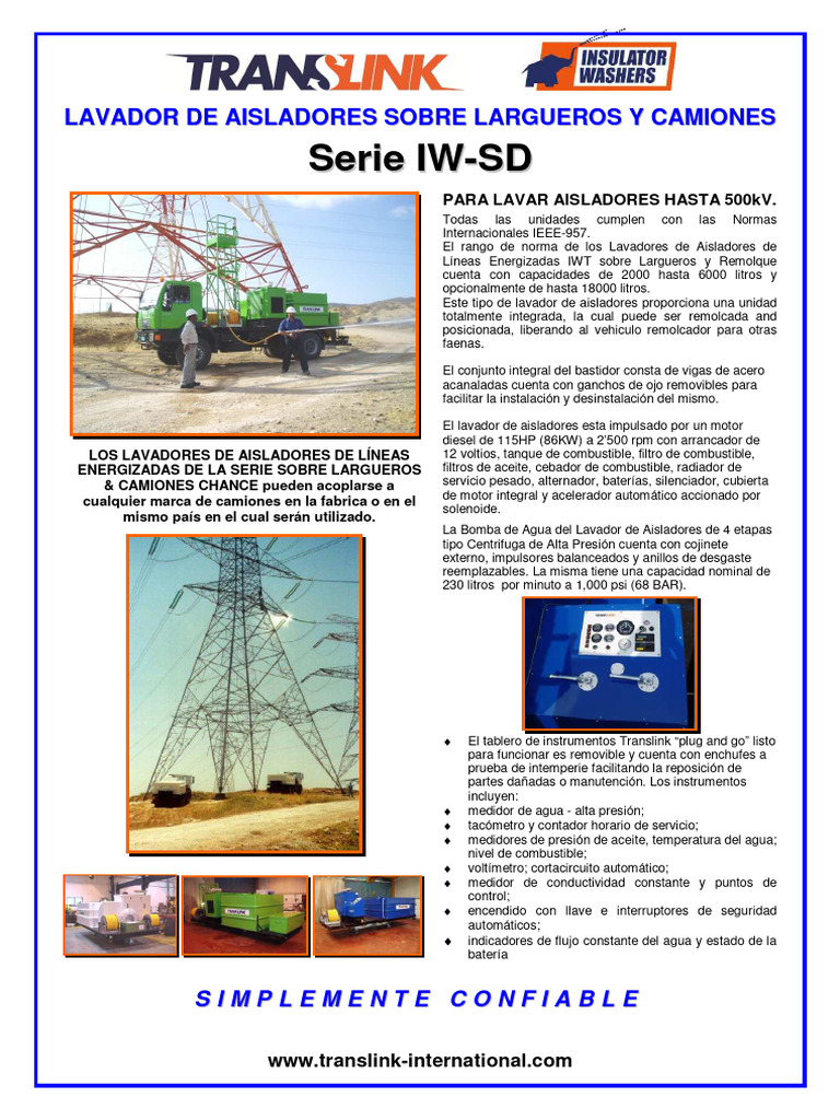 Translink IW Skid ES | PDF | Camión | Vehículos