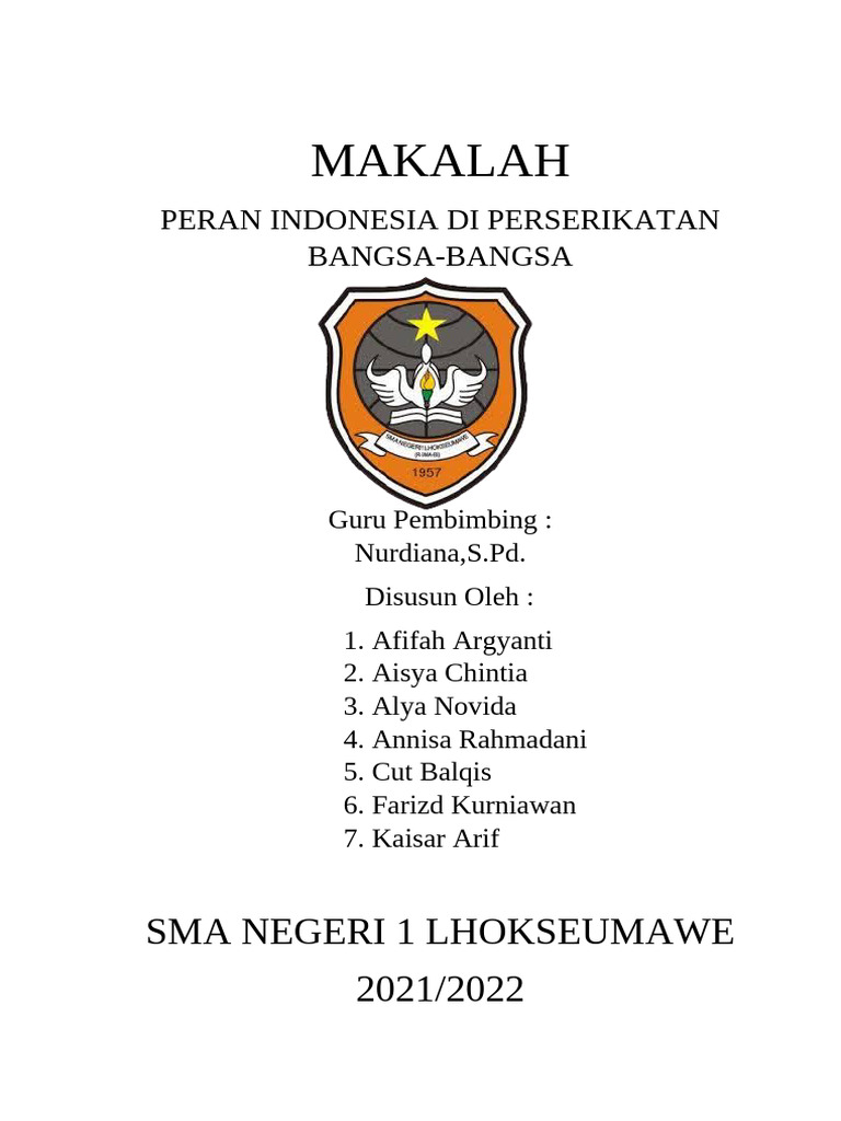 Cover Makalah PKN | PDF | Agama & Spiritualitas