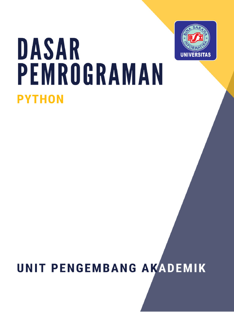 Modul - Python UBSI Gasal 24-25 | PDF