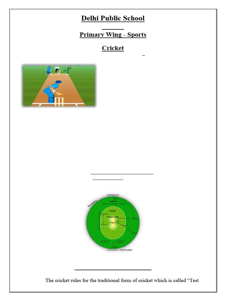 Cricket Final Round Class 3 Final | PDF | Forms Of Cricket | Sports