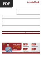 Indusind Request Form | PDF