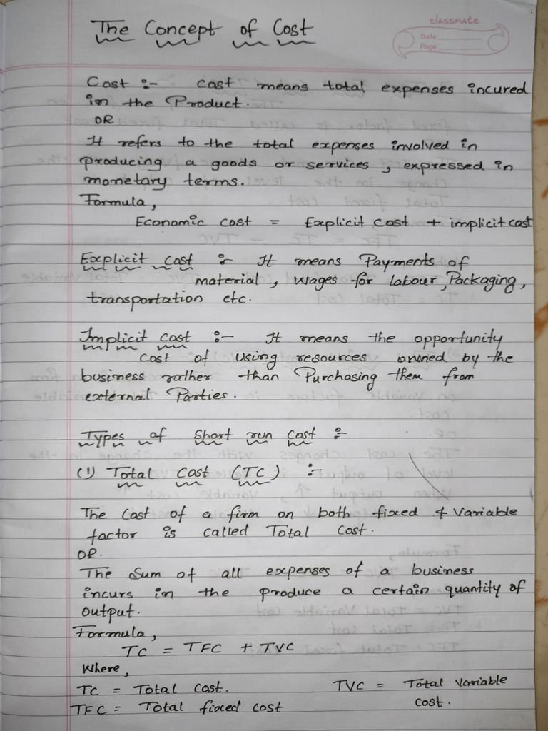 The Cost Concept Nov 07, 2024 | PDF | Financial Accounting | Economics