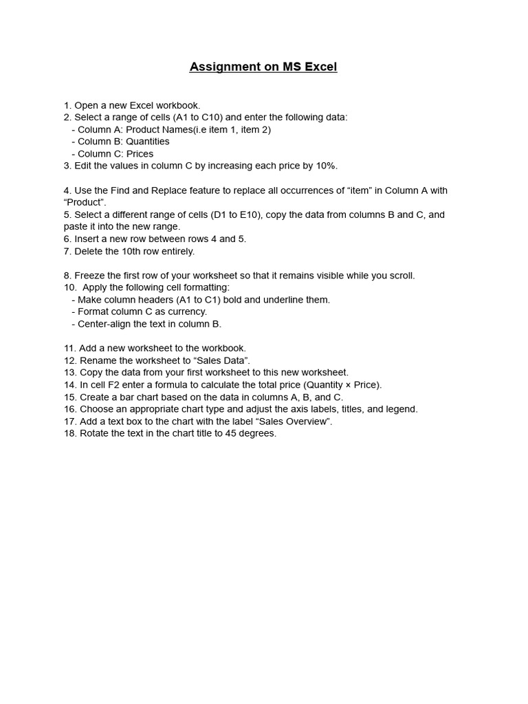 Bcom It Assignment Excel Pdf Finance And Money Management Computers 8170