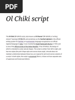 Ol Chiki Script | PDF