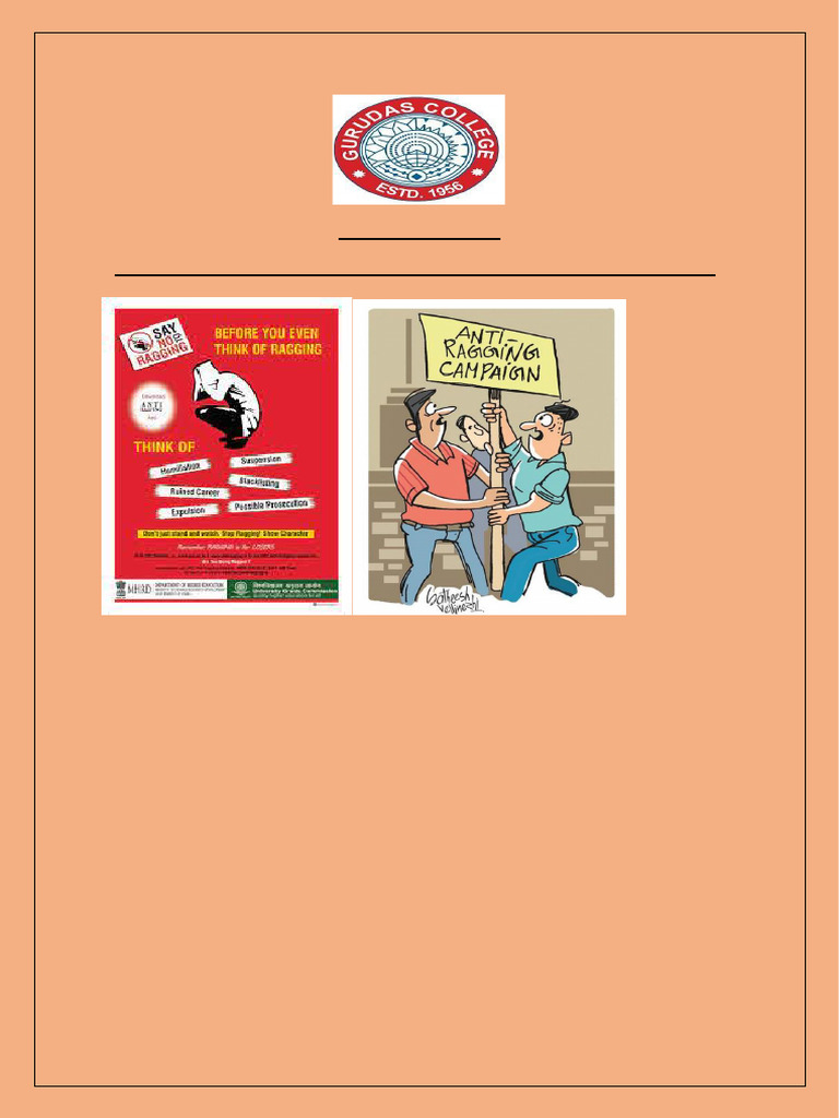 Anti Ragging Poster | PDF