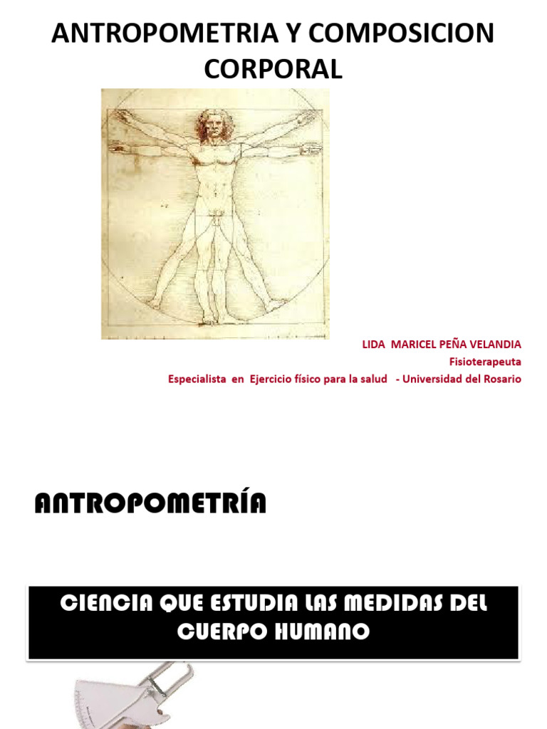 Antropometría y Composición Corporal | PDF | Corticosteroides | Piel