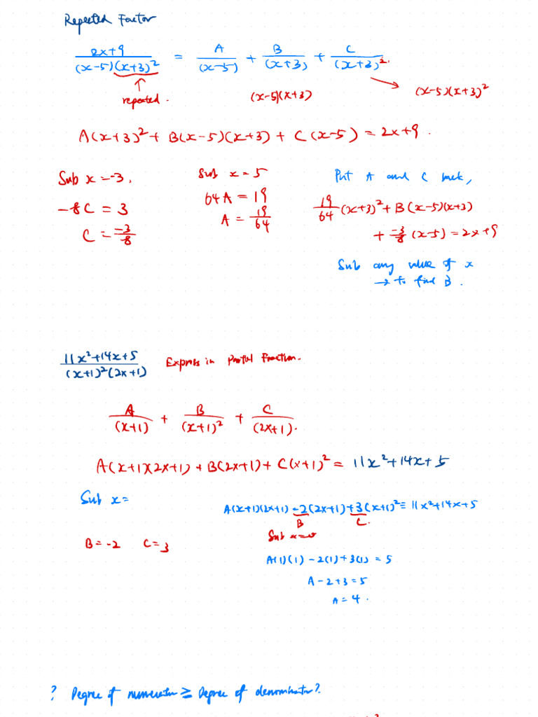 Repeated Factor and Algebraic Division | PDF | Mathematics | Arithmetic