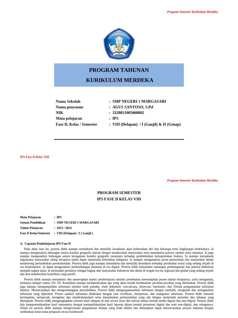 Modul Ajar Pak Agus 2 | PDF | Karier & Perkembangan