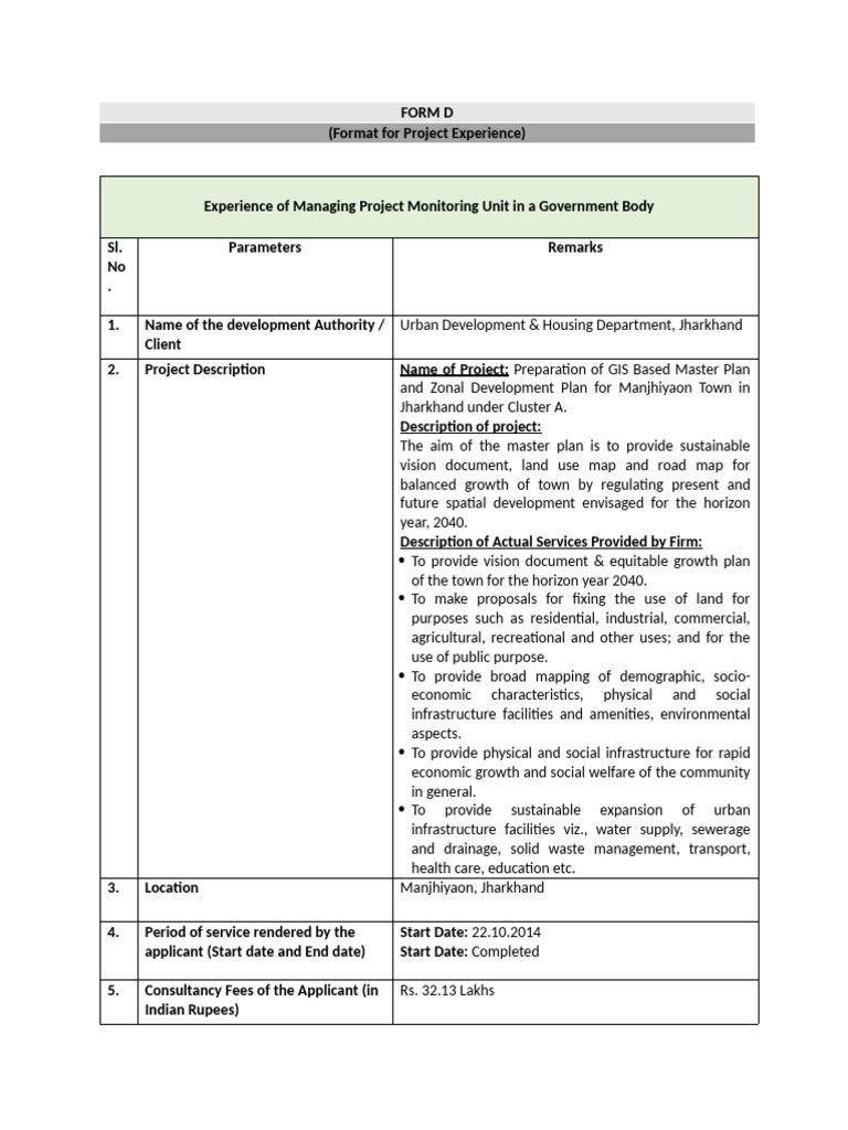 GIS Master Plan for Manjhiyaon Town | PDF | Urban Planning | Infrastructure