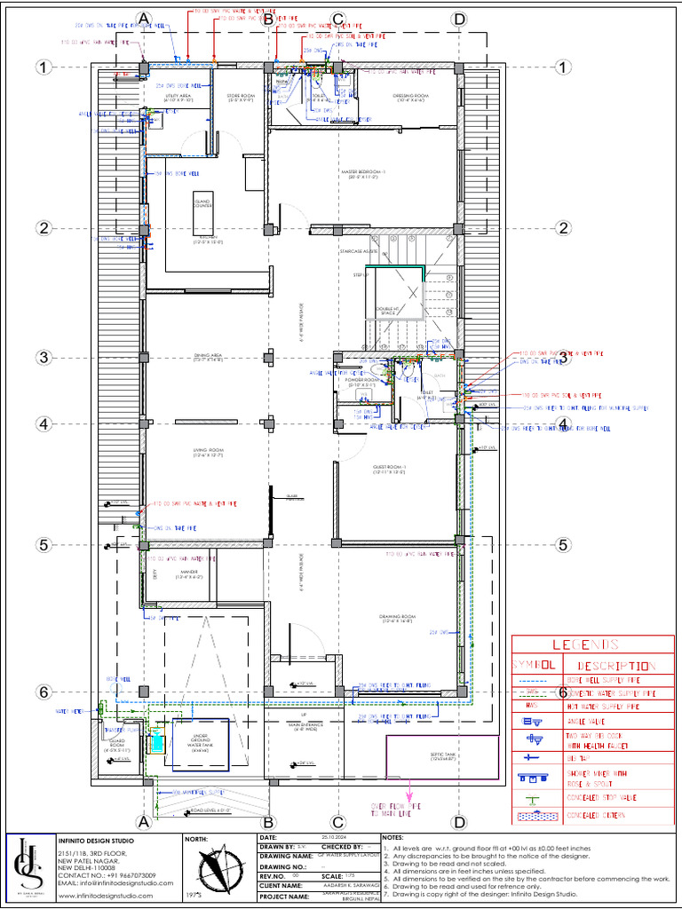 Birgunj WaterSupply & Drainage Layout Infinito | PDF | Home ...