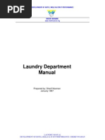 Laundering Procedures Housekeeping Manual | PDF | Laundry | Linens