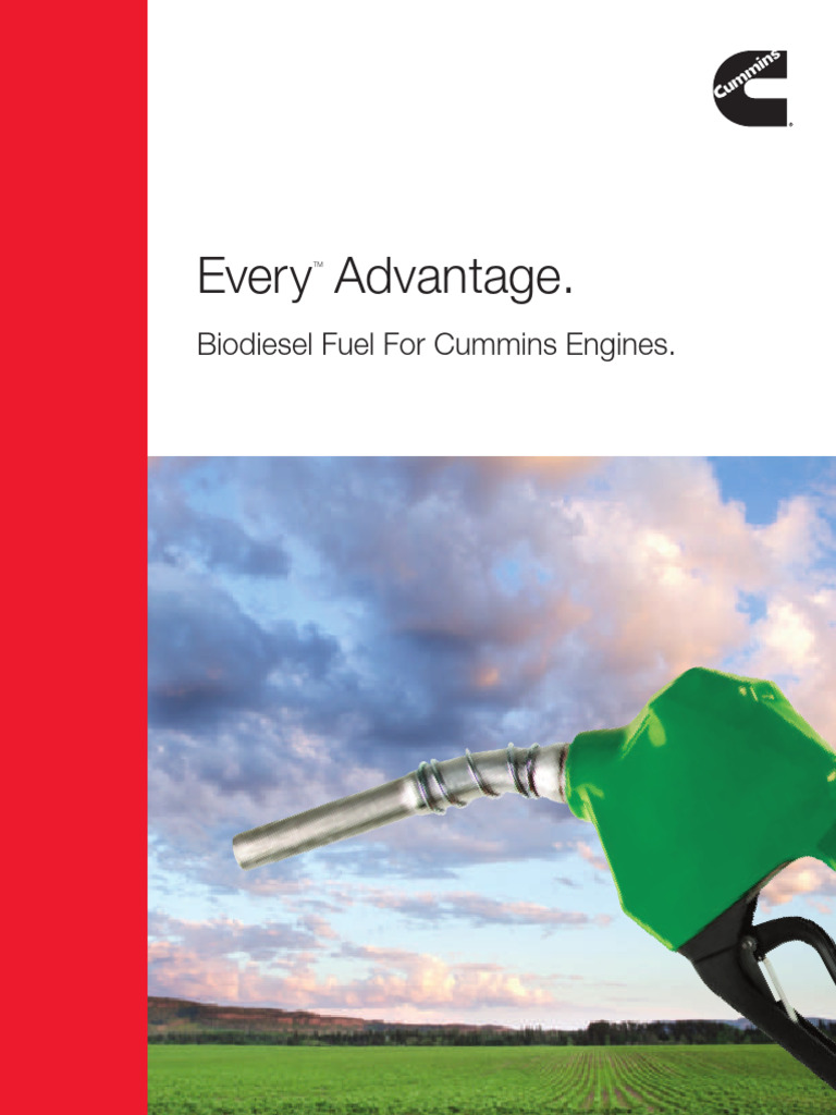 Cummins b20 | PDF | Biodiesel | Diesel Fuel