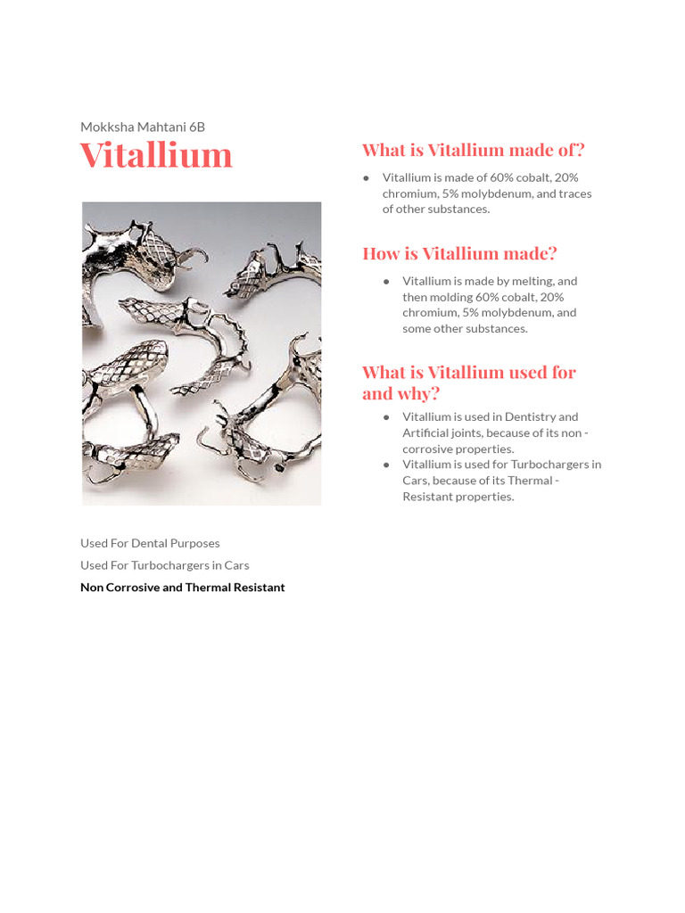 Vitallium PDF | PDF