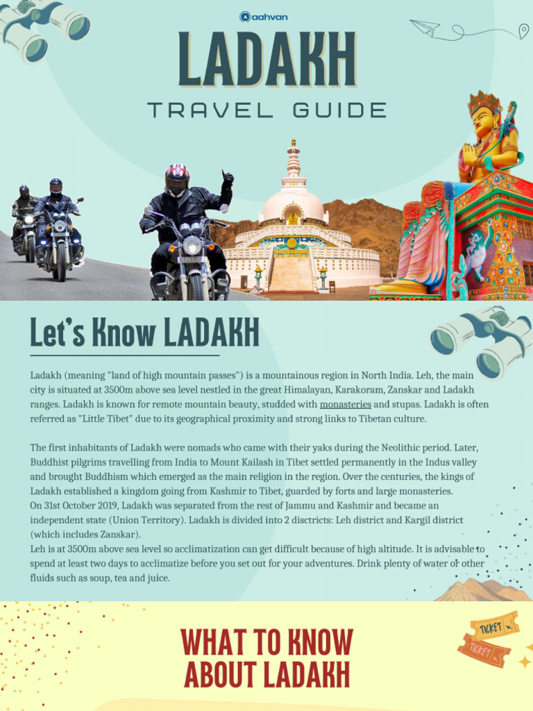 Ladakh Travel Guide PDF | PDF