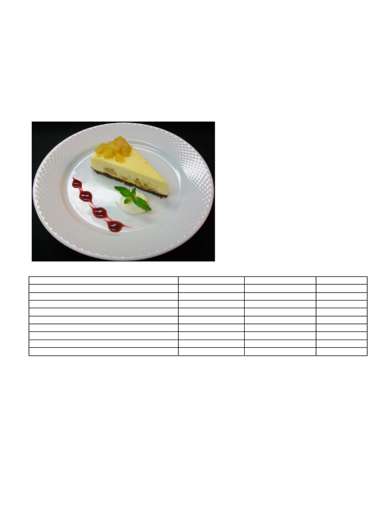 Apple Copmpote For The Normandy Cheese Cake | PDF