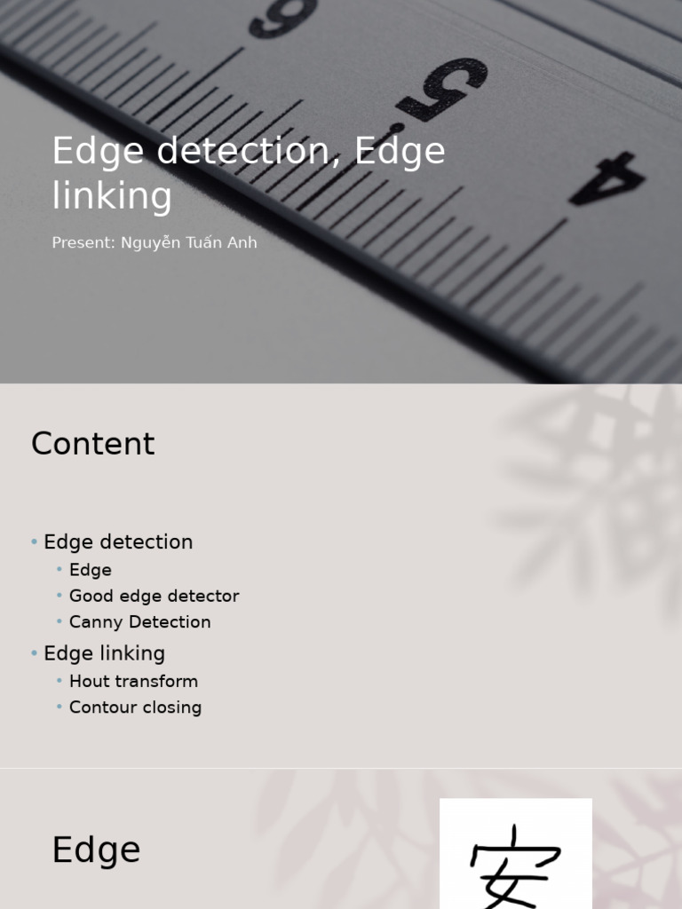 Edge Detection | PDF