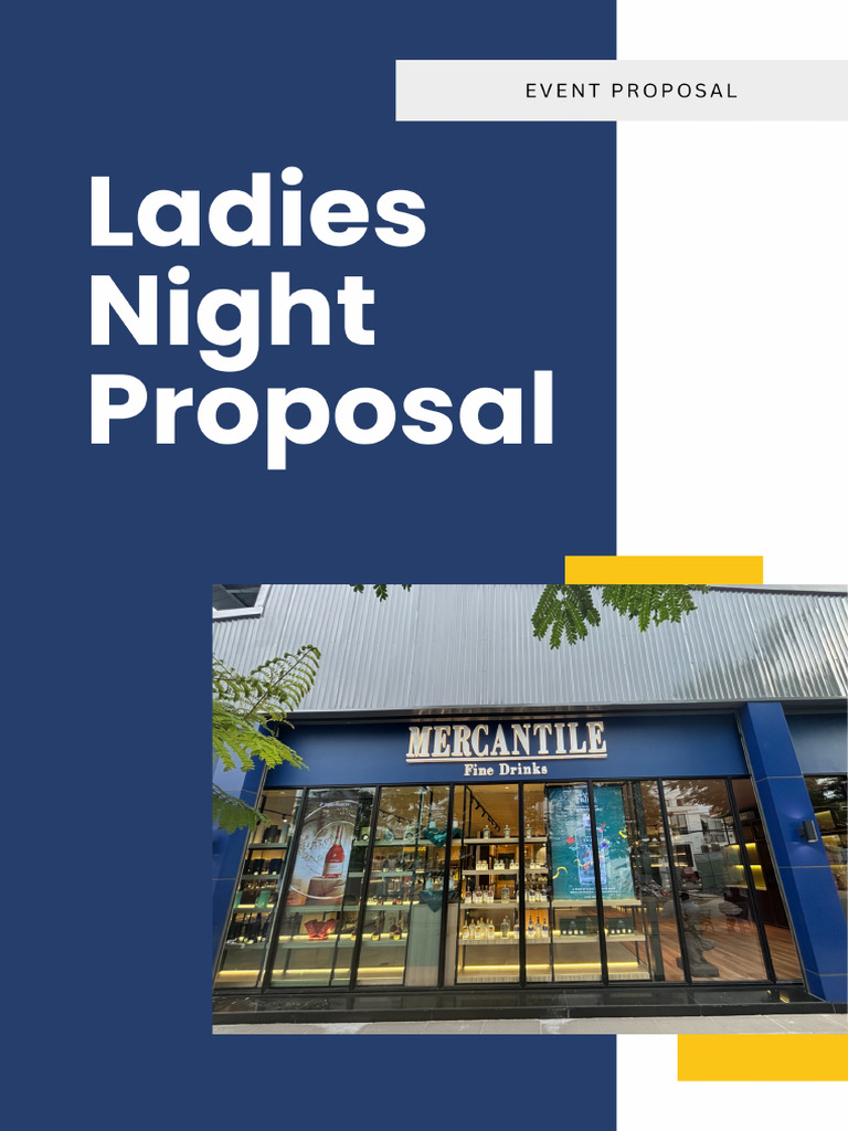 Ladies Night Proposal | PDF