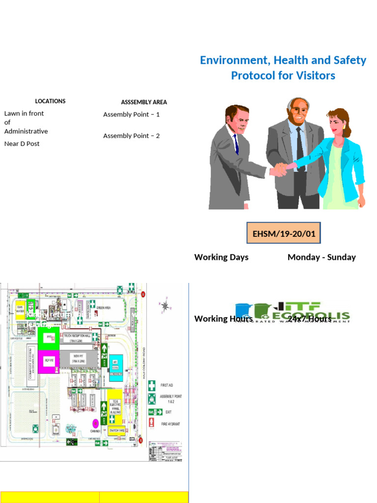 Ehs Info Card Visitor | PDF | Safety
