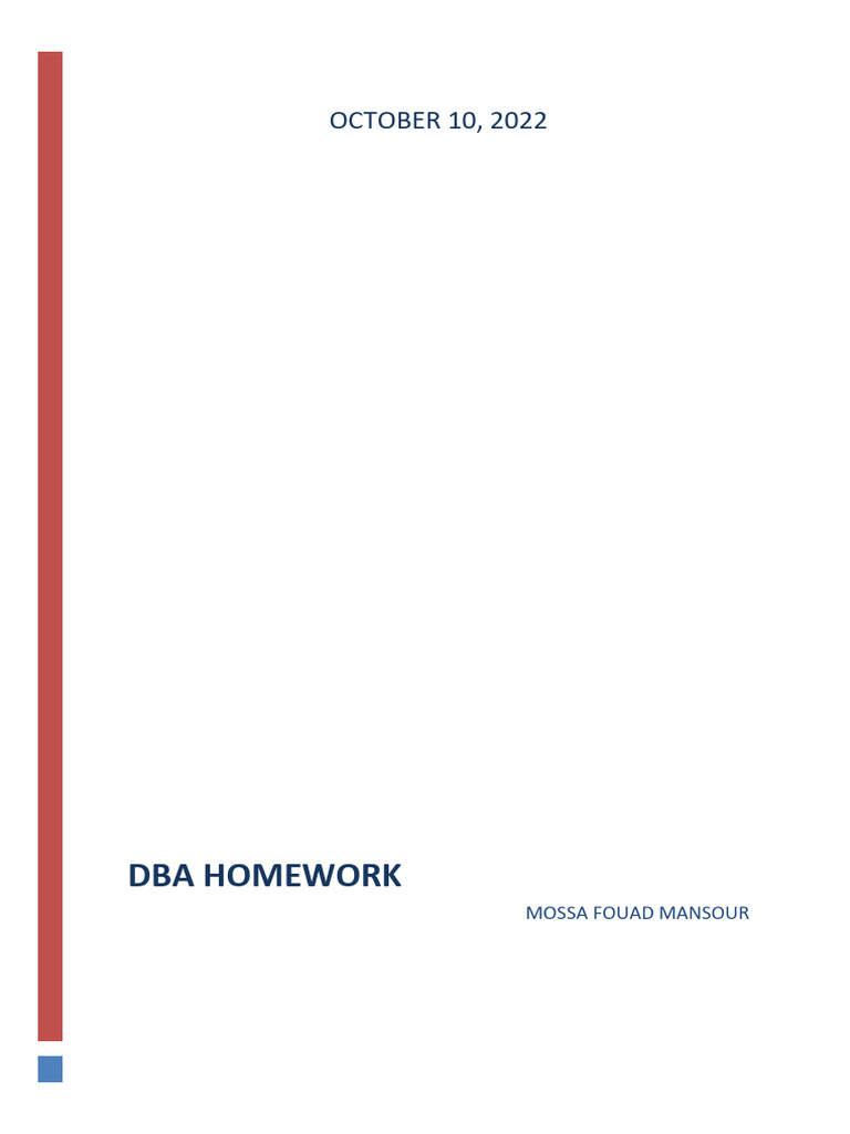 dba | PDF | Databases | Computer Data Storage dba | PDF | Databases | Computer Data Storage