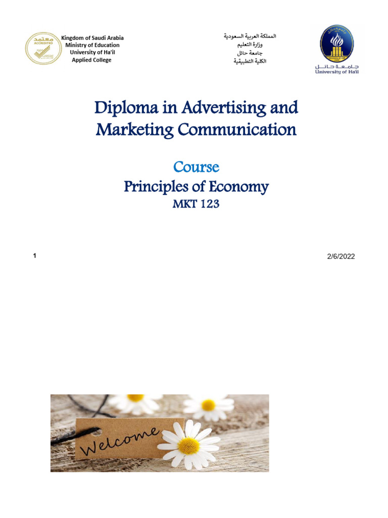 Principles of Economy Course Overview | PDF | Demand | Demand Curve