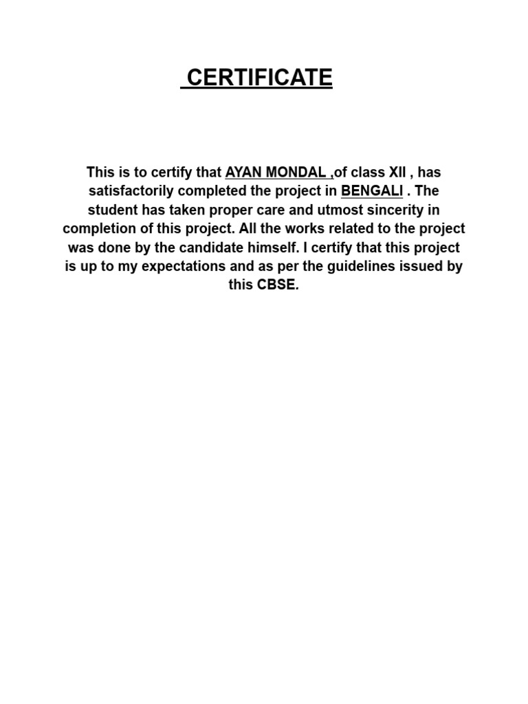 Ayan Certificate | PDF | Career & Growth | Business