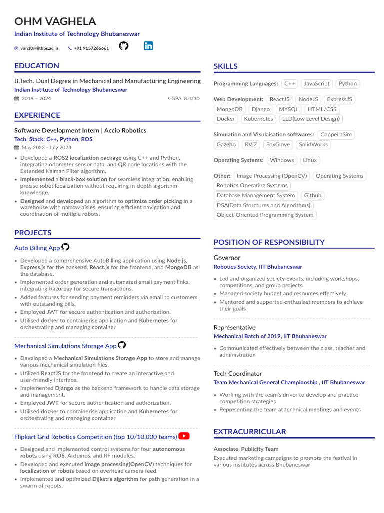 Resume_ohm_vaghela | PDF | Software Development | Information Technology