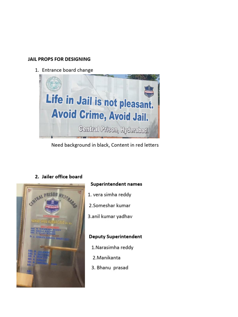 Jail Props For Designing - y | PDF