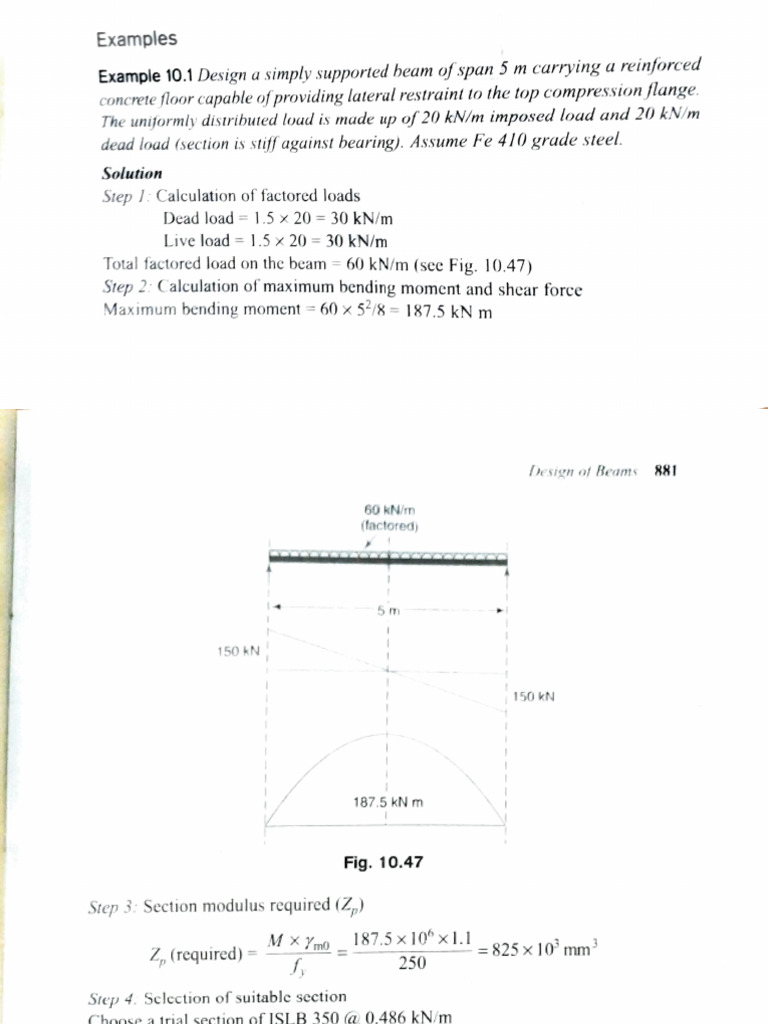 Design of Beams Problems | PDF | Bending | Beam (Structure)
