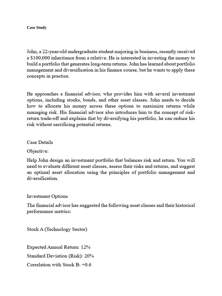 Case Study Portfolio 1 | PDF