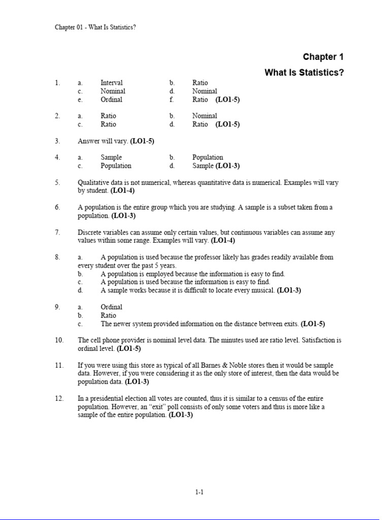 Statistical Techniques in Business and Economics 17th Edition Lind ...