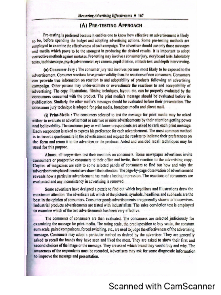 Pre Advertising Techniques | PDF