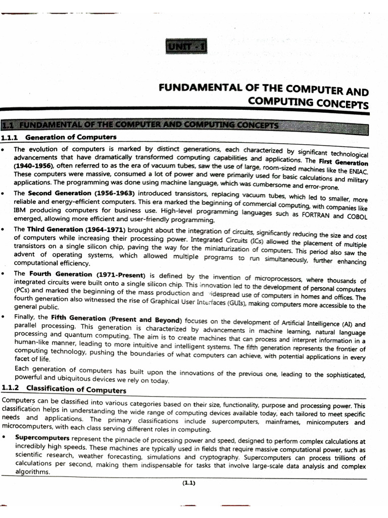 Pps Notes (Unit 1) | PDF