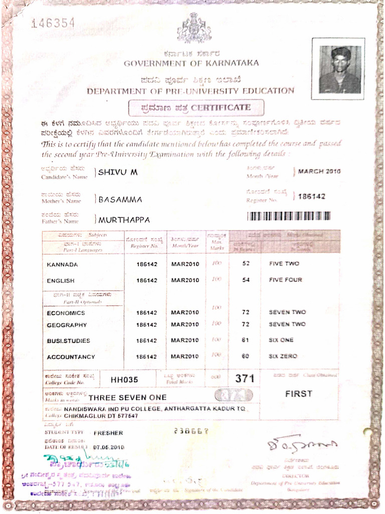 My Profile Pdf