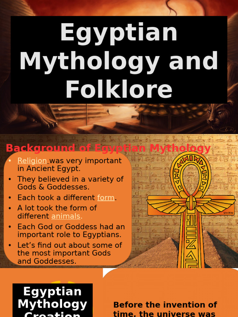 Egyptian Mythology: Gods and Creation | PDF | Horus | Osiris