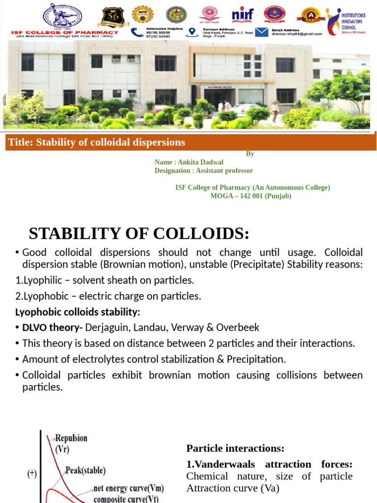 Lecture 3 Physical Pharmacy | PDF | Colloid | Physical Sciences